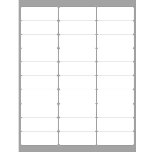 Matte White 2 5 8 X 1 Name And Address Label Compatible To Avery 5160 5260 5970 5971 5972 
