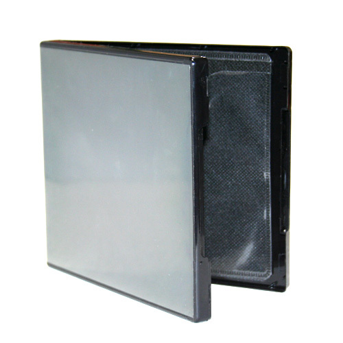 Premium Grade 16mm 6 Disc Black CD DVD PP Poly Cases