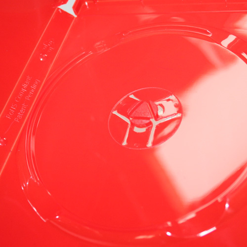 PS3 / Blu-Ray 14mm Single Red Blu-Ray DVD Case