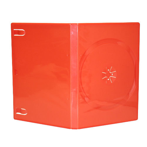 14mm Orange Red Standard Single DVD Case