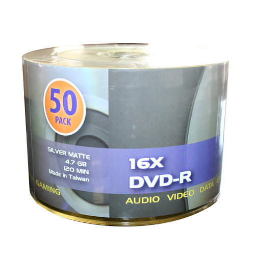 Sonic Silver Matte 16X DVD-R Blank Media Disc